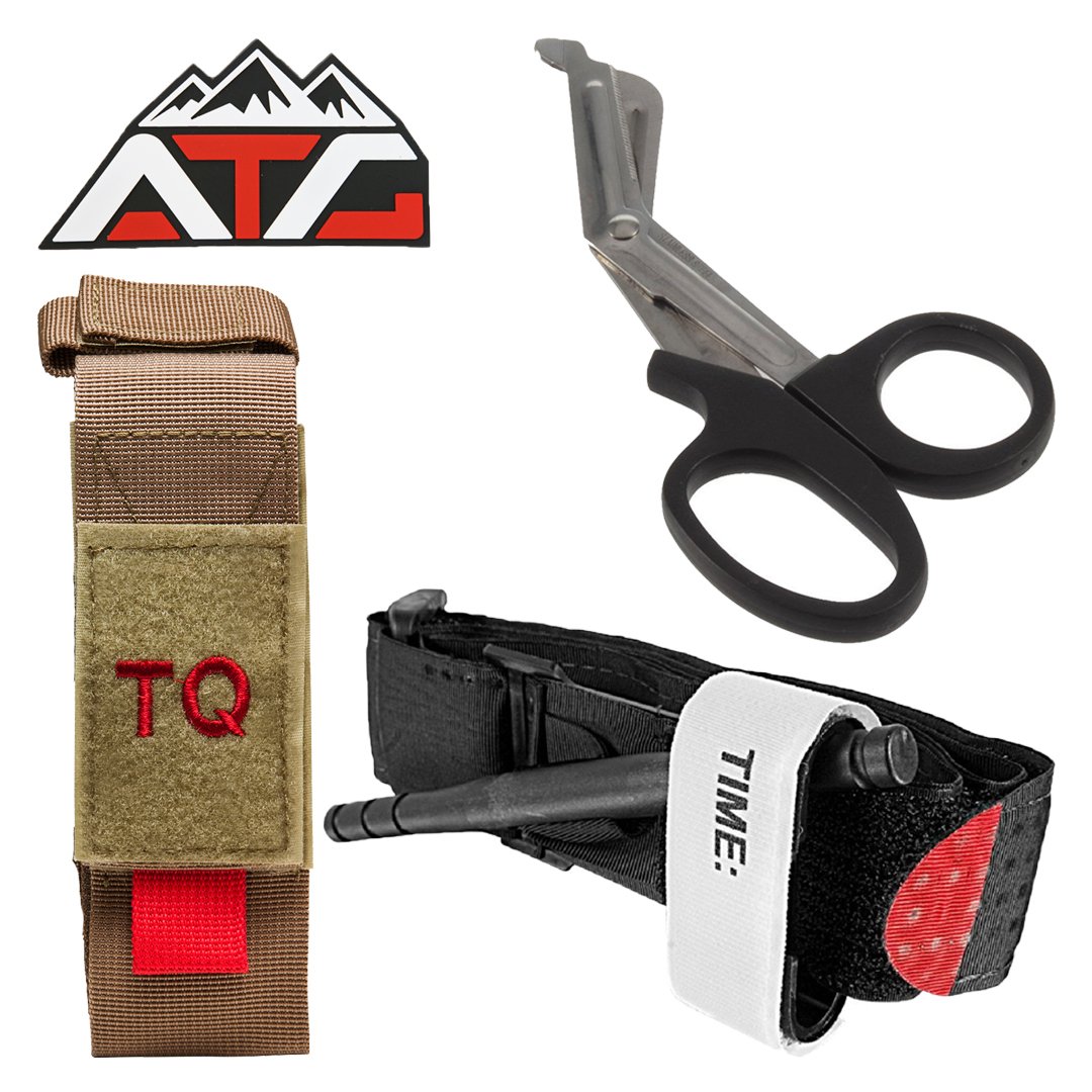 Buy ATG Tourniquet & Trauma Medical Shear Pouch MOLLE PALS Duty Belt ...