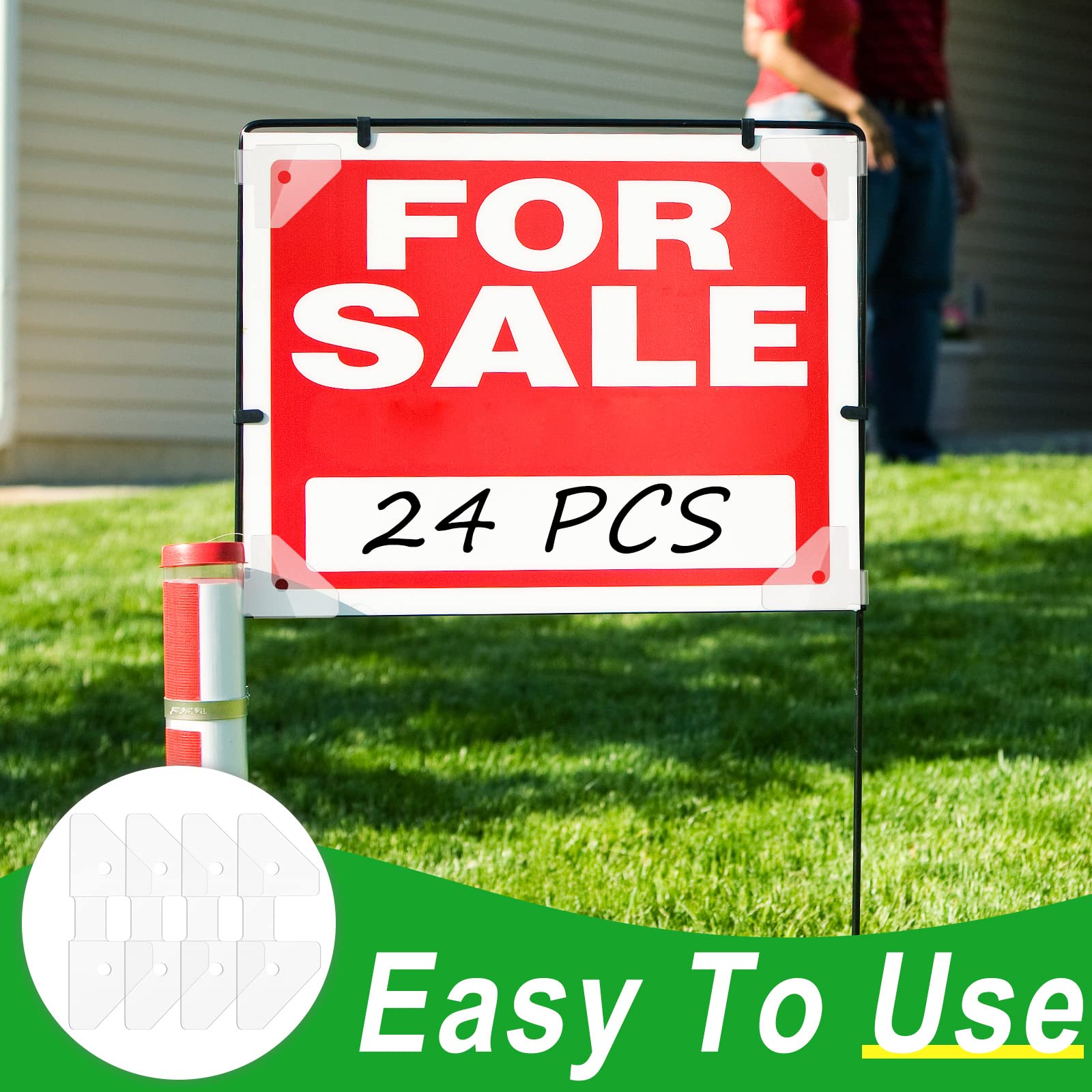 Snapklik.com : 24 Pcs Banner Grommet Tabs Banner Clips Hanging Heavy ...
