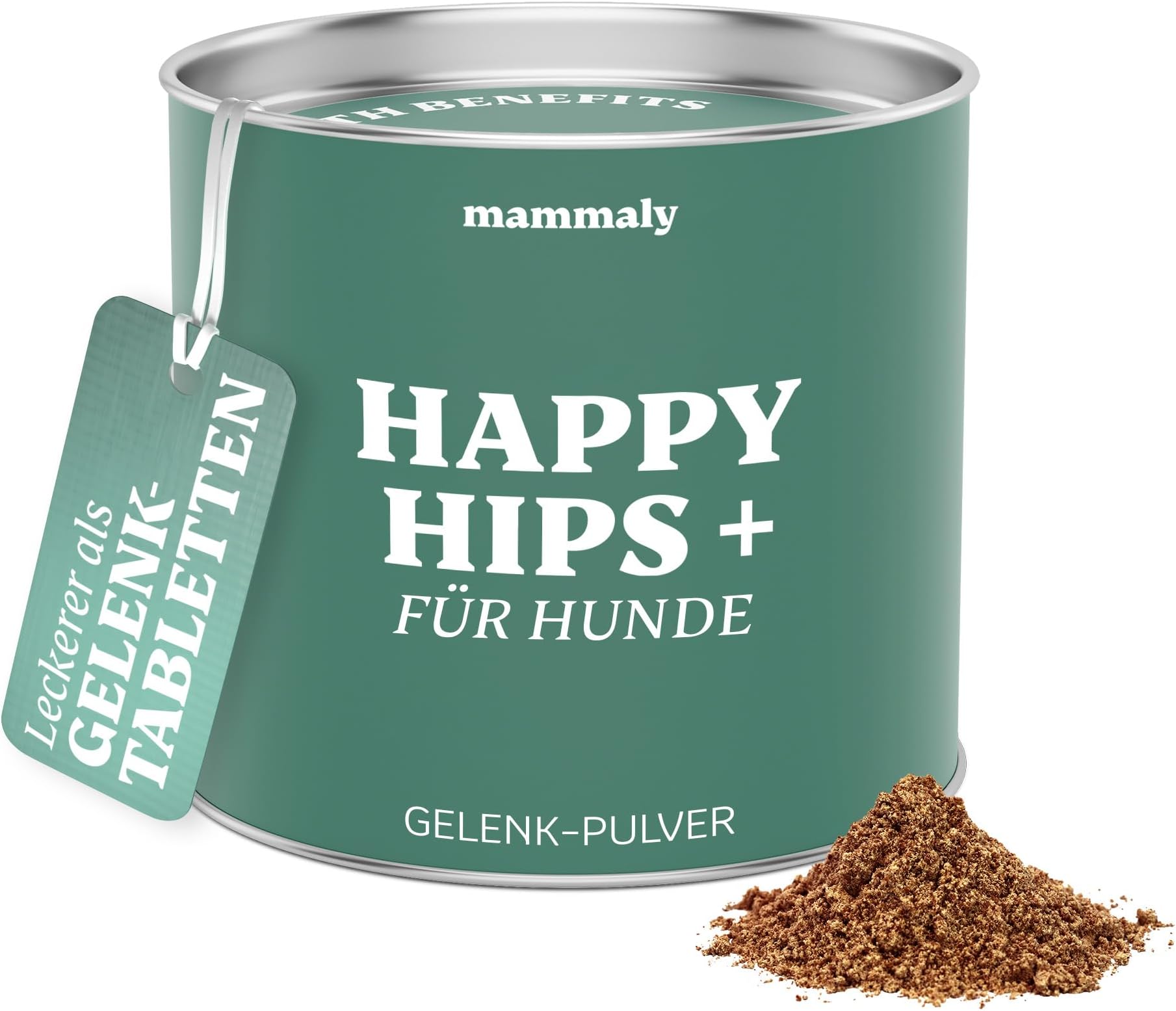 mammaly Happy HIPS Plus Gelenkpulver für Hunde mit Grünlippmuschel Hund ...