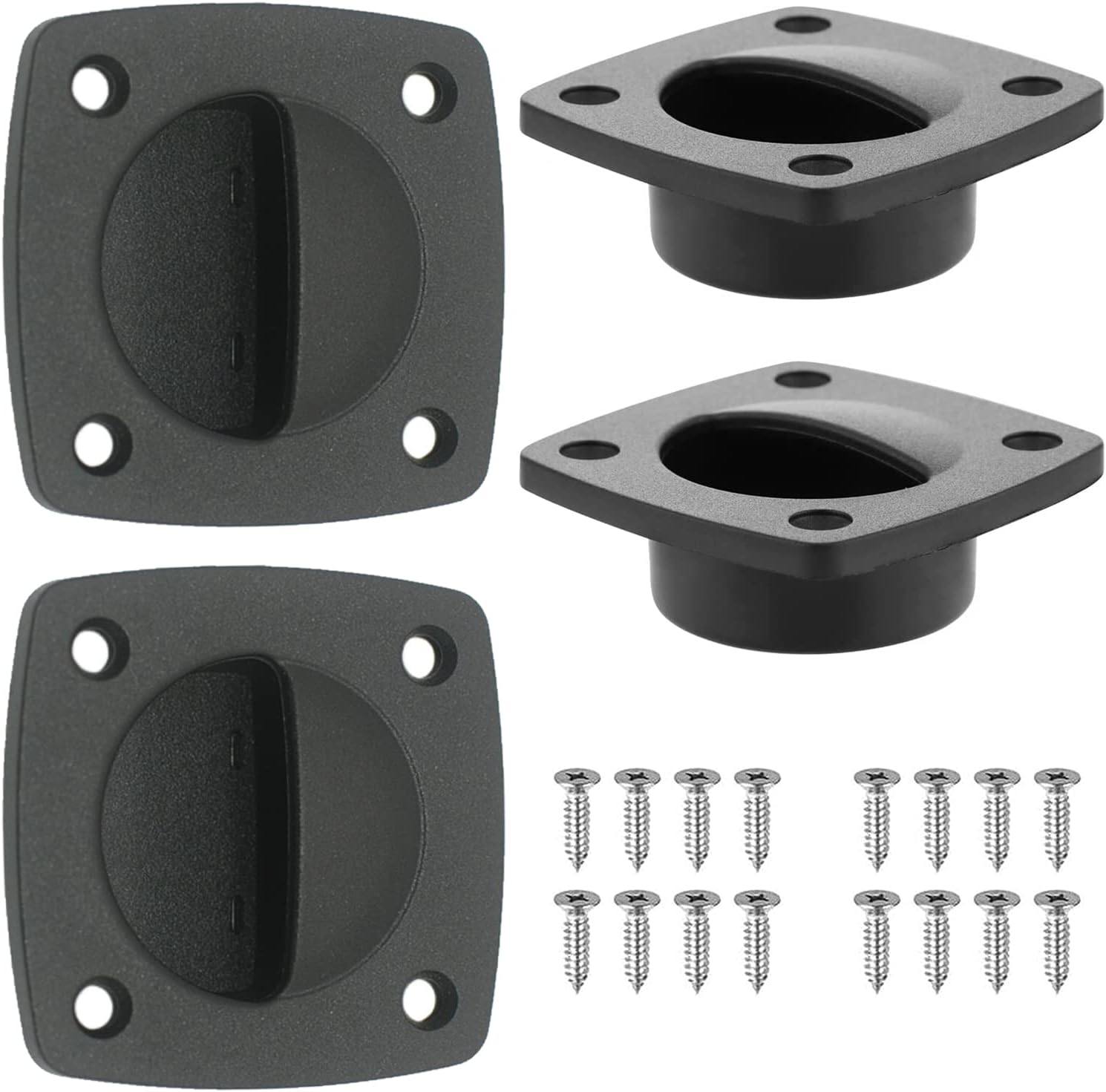 Amazon.com : POTRAS Square Nylon Flush Pull Handle: 4PCS Boat Slam ...