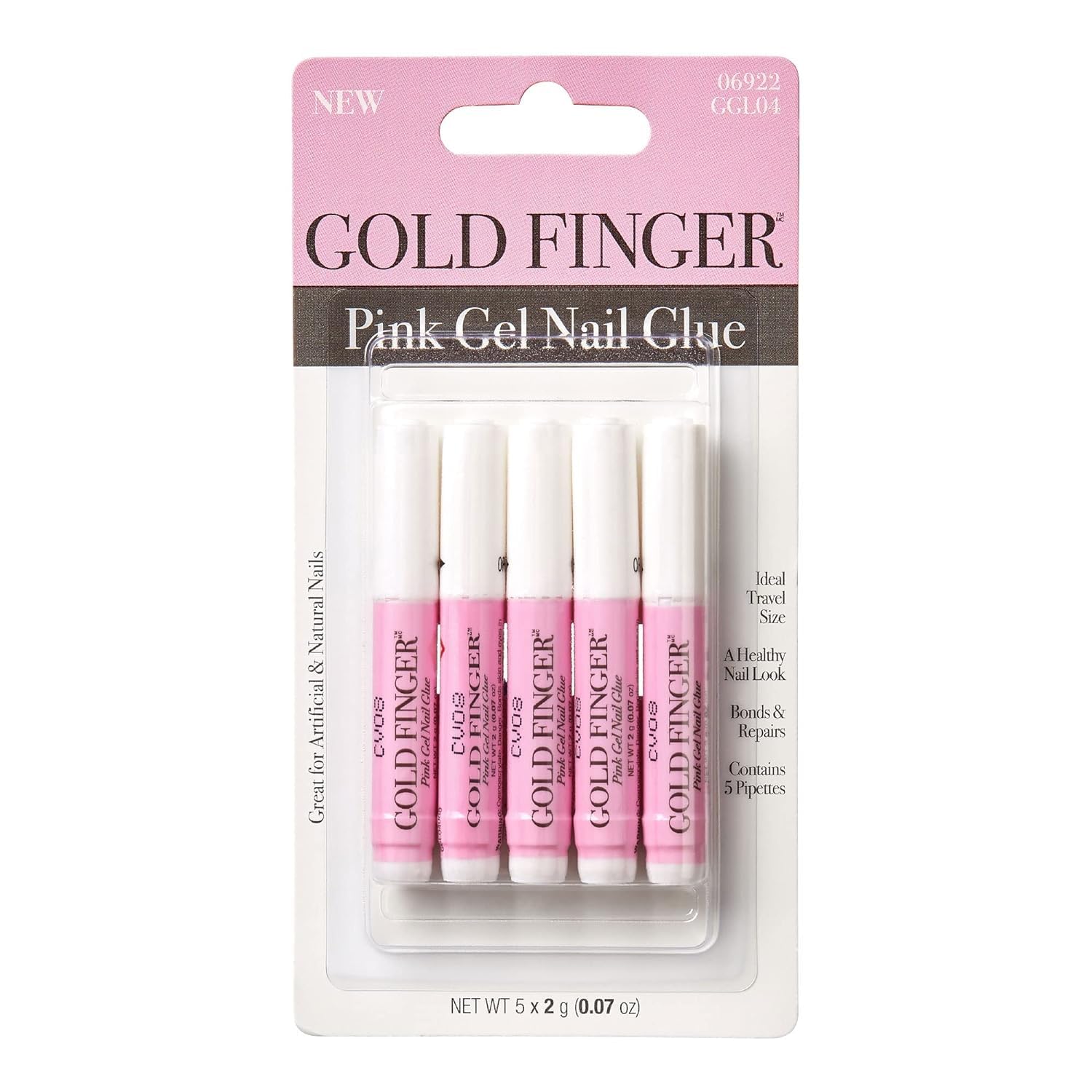 Amazon.com: Kiss Pink Gel Nail Glue : Beauty & Personal Care