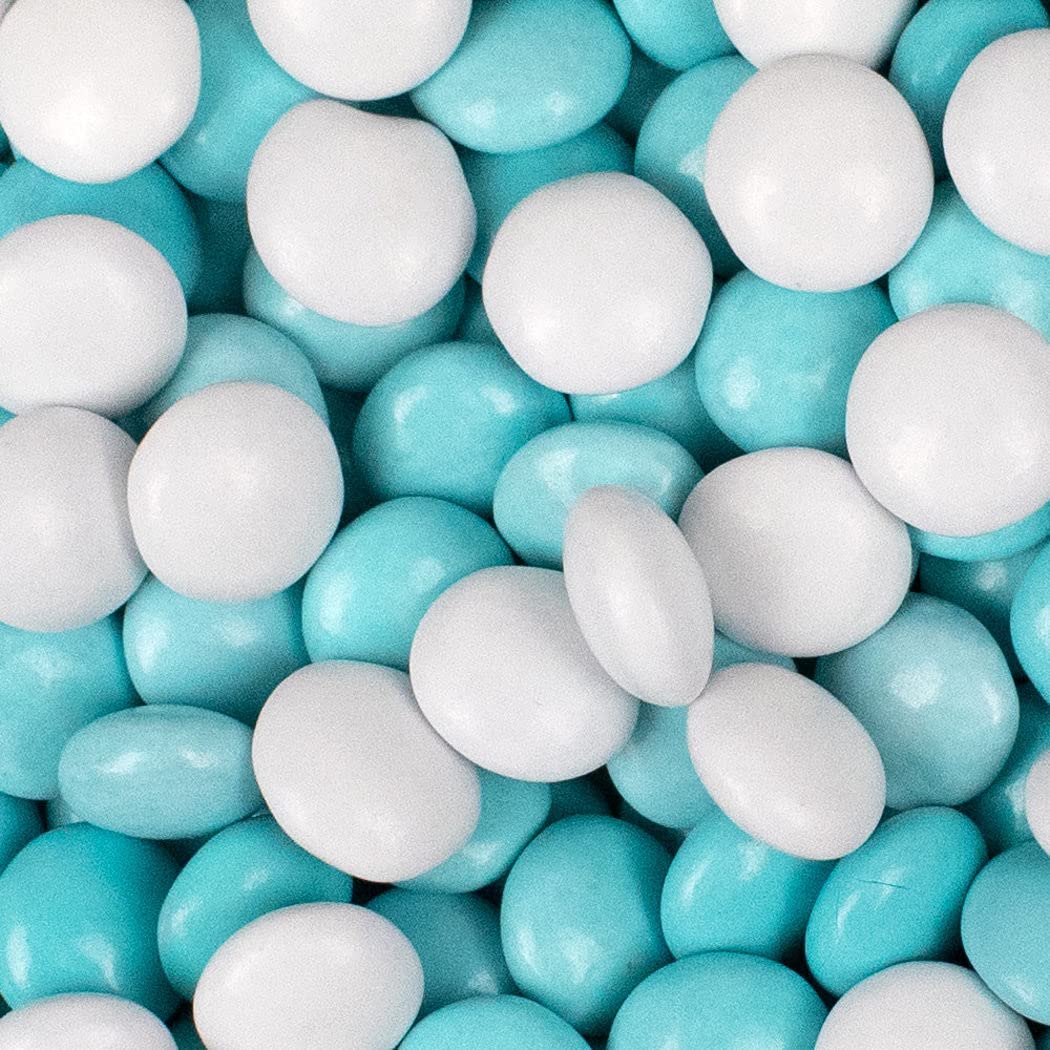 Amazon.com : Light Blue & White Candy Regular Size Just Candy Milk ...