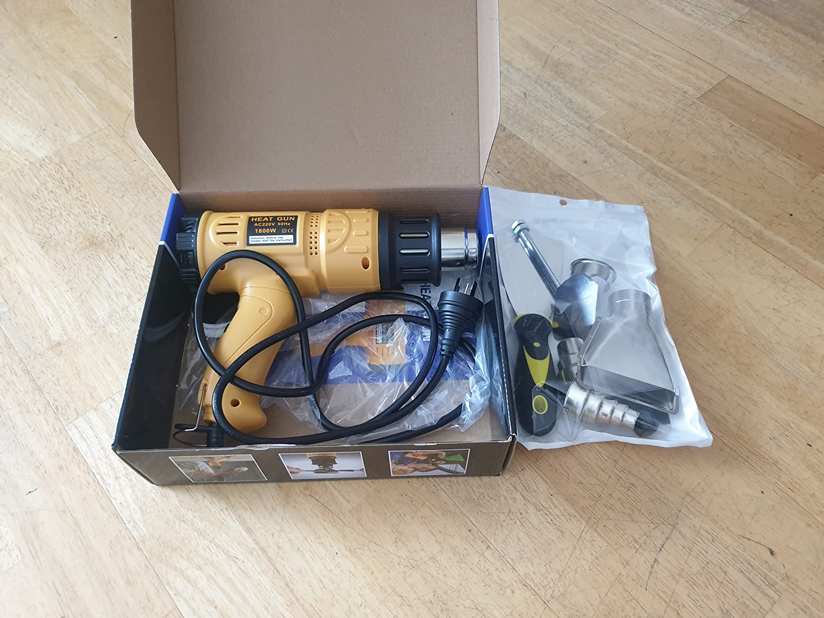 STEUGO Heat Gun 2000W 142℉~1112℉（60℃- 600℃）Fast Heating Heavy Duty Hot ...