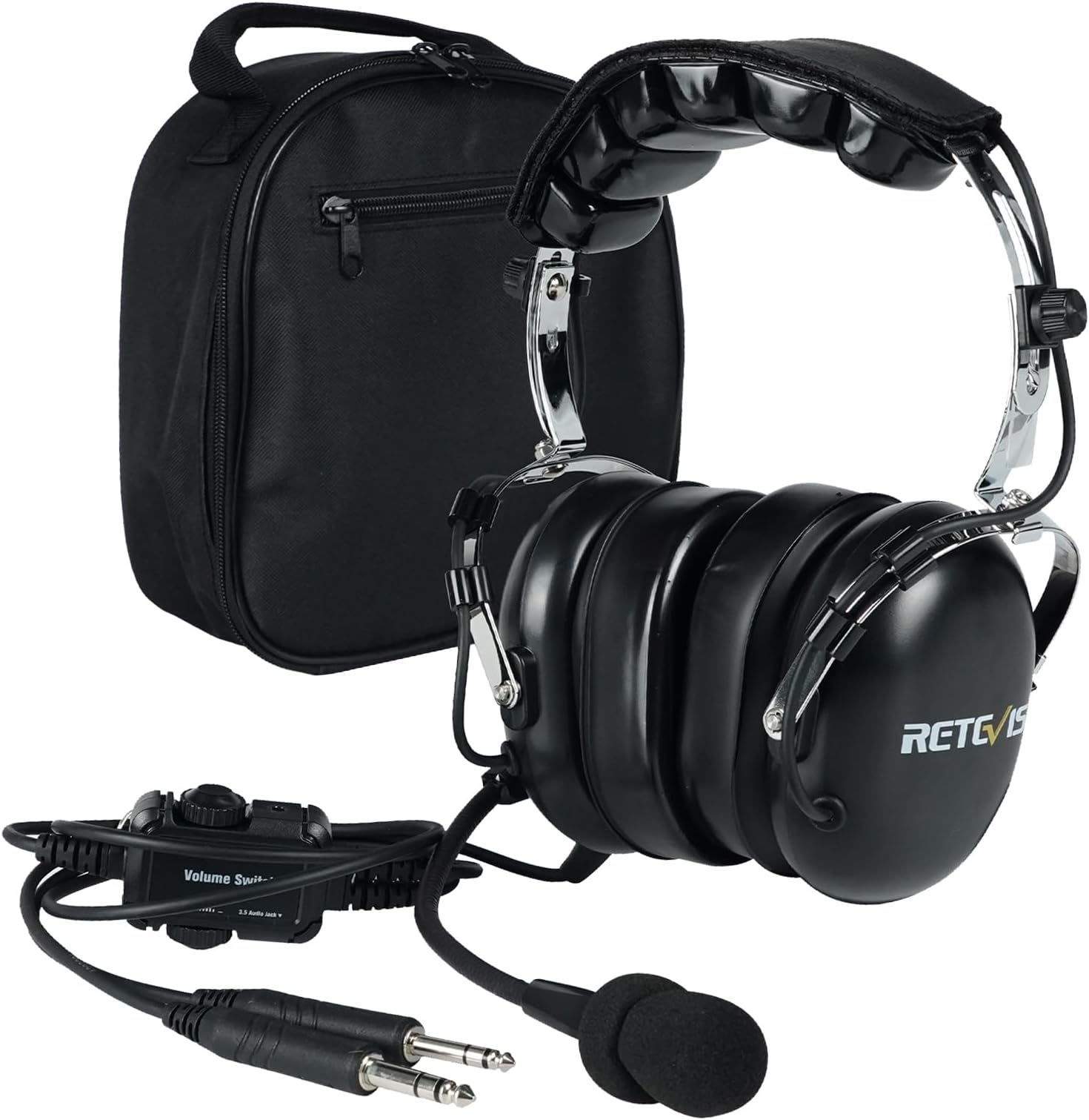 Amazon.com: RA950 Aviation Pilot Headset for Flight Instructors Private ...