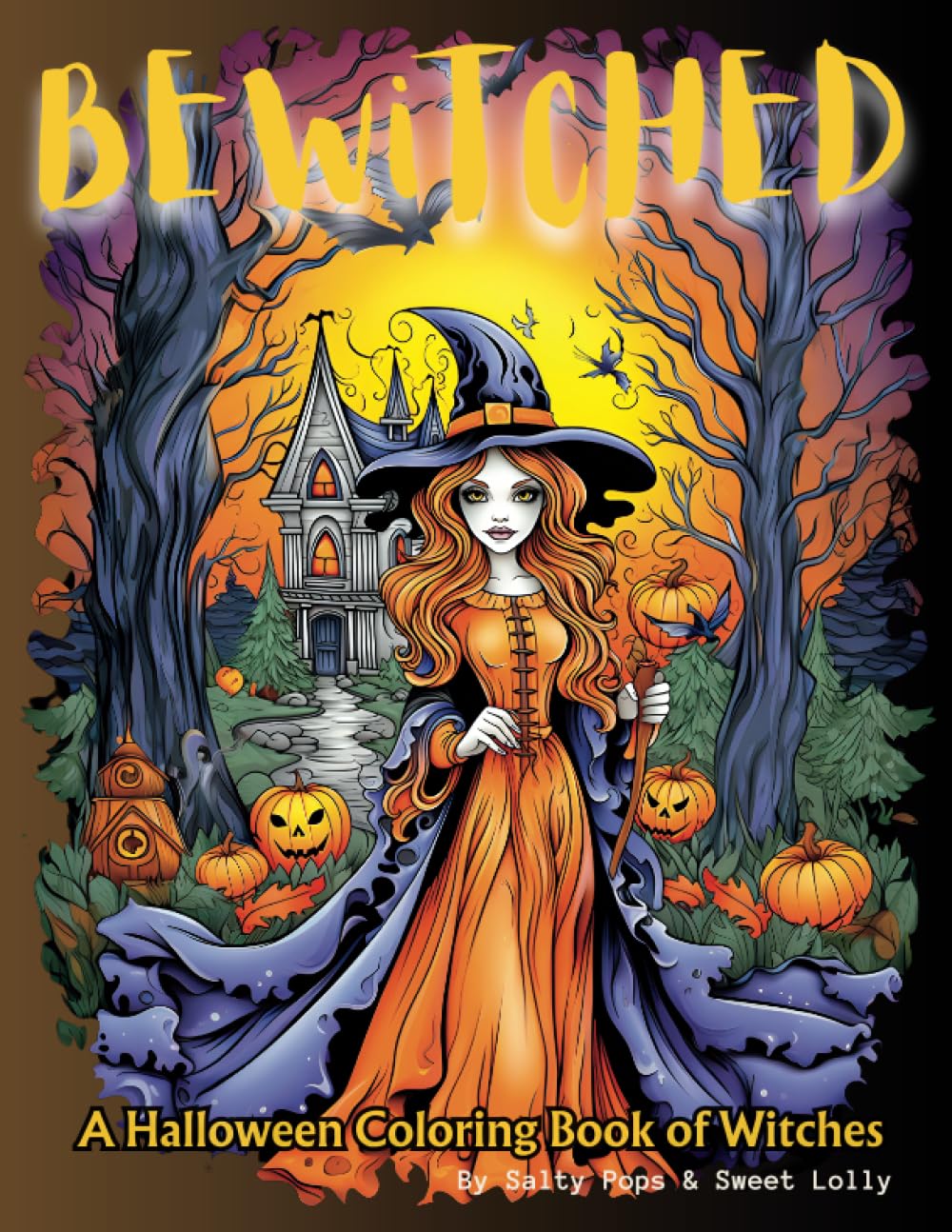 Amazon.com: Bewitched: An adult coloring book of halloween witches ...