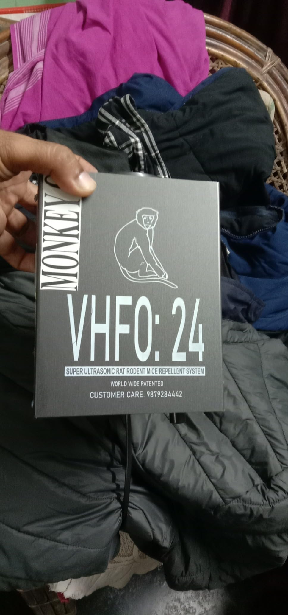 Shyam Innovations Ultrasonic Monkey Repellent with Very Loud & Noisy ...