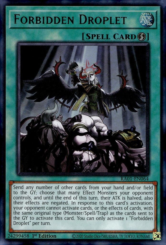 Amazon.com: Forbidden Droplet (UR) - RA01-EN064 - Ultra Rare - 1st ...