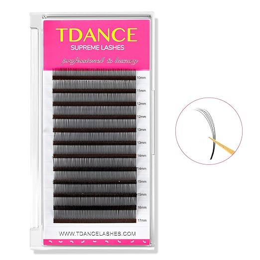 Amazon.com: TDANCE Lash Spikes Matte Black 5D Spikes Lash Extensions ...