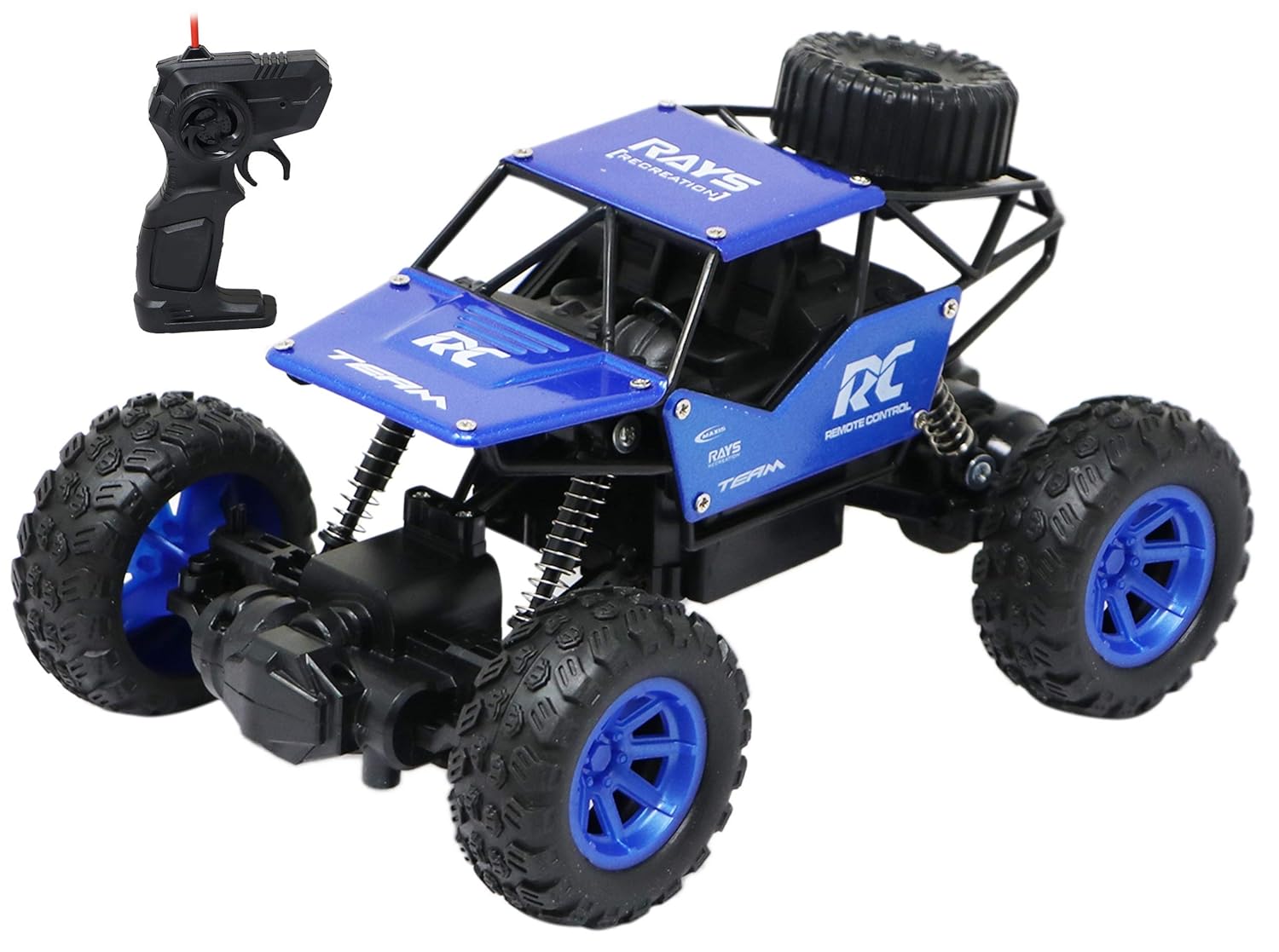Zest 4 Toyz Remote Control Rock Crawler 2 WD High Speed Rechargeable Off-Road Monster Truck ...