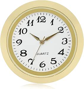 Amazon.com: ShoppeWatch Mini Clock Insert 45mm (1.77 inches) Quartz ...