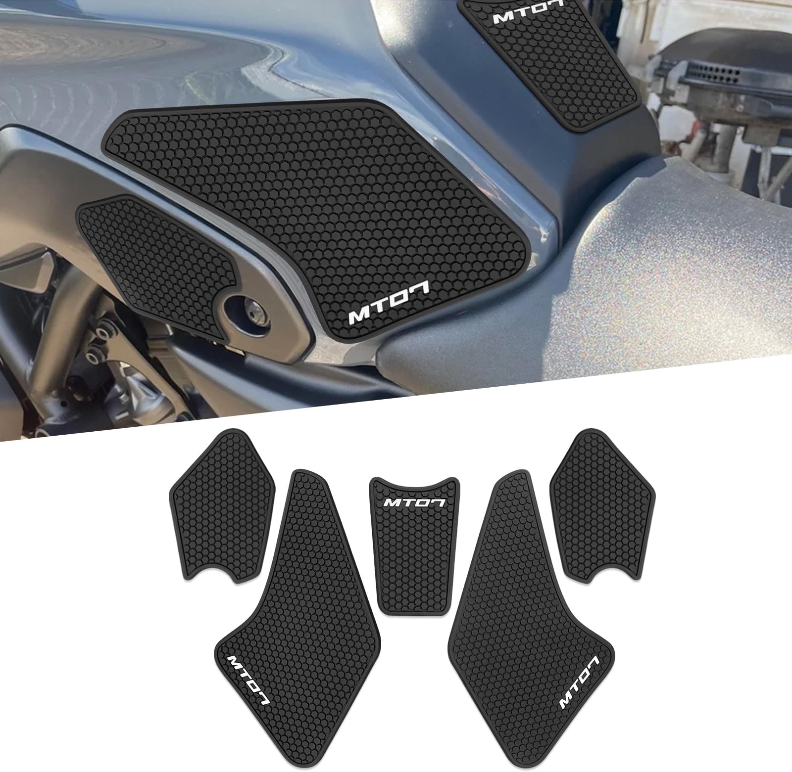 Amazon.com: For Yamaha MT 07 MT07 MT-07 2021 2022 2023 2024 Side Fuel ...