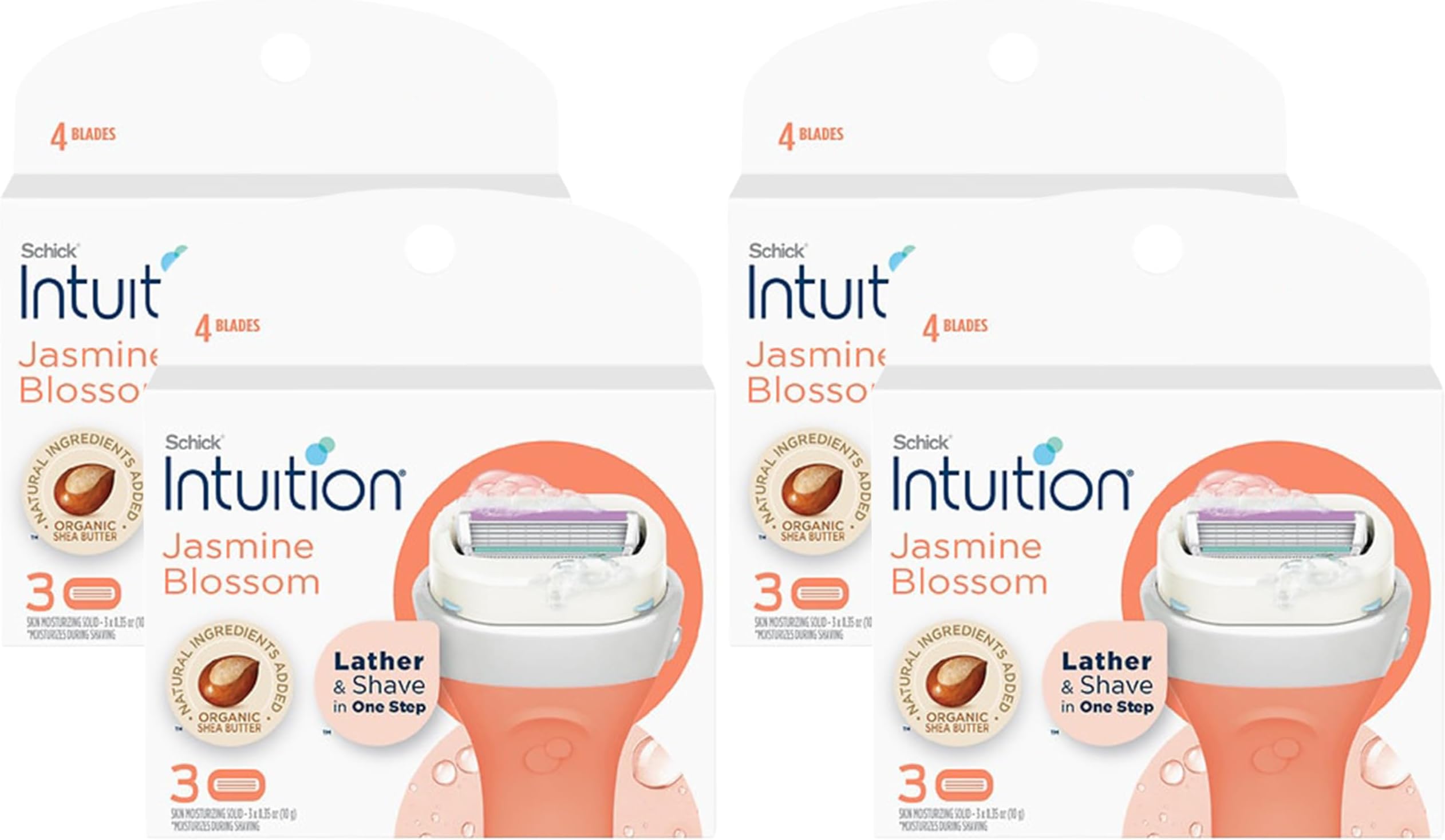 Amazon.com: INTUITION Schick Refill, Razors for Women Sensitive Skin ...