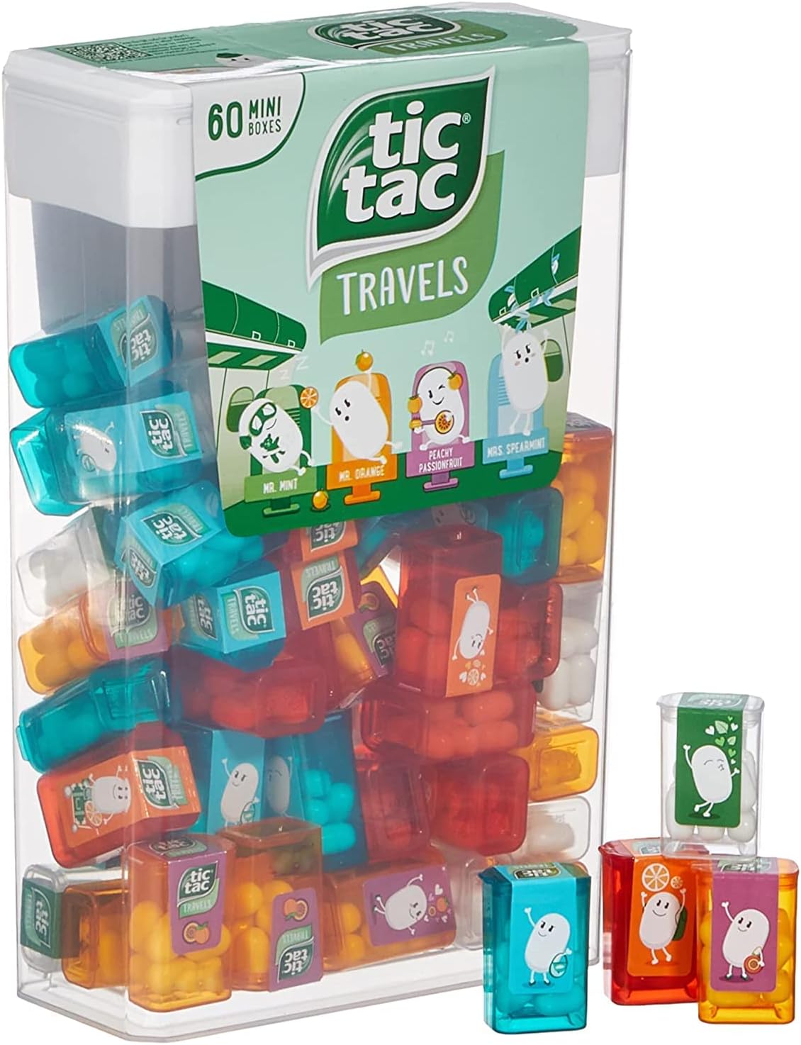 TIC TAC Spender Box with 60 Mini Boxes (Each 3.9 Grams) Liliput ...