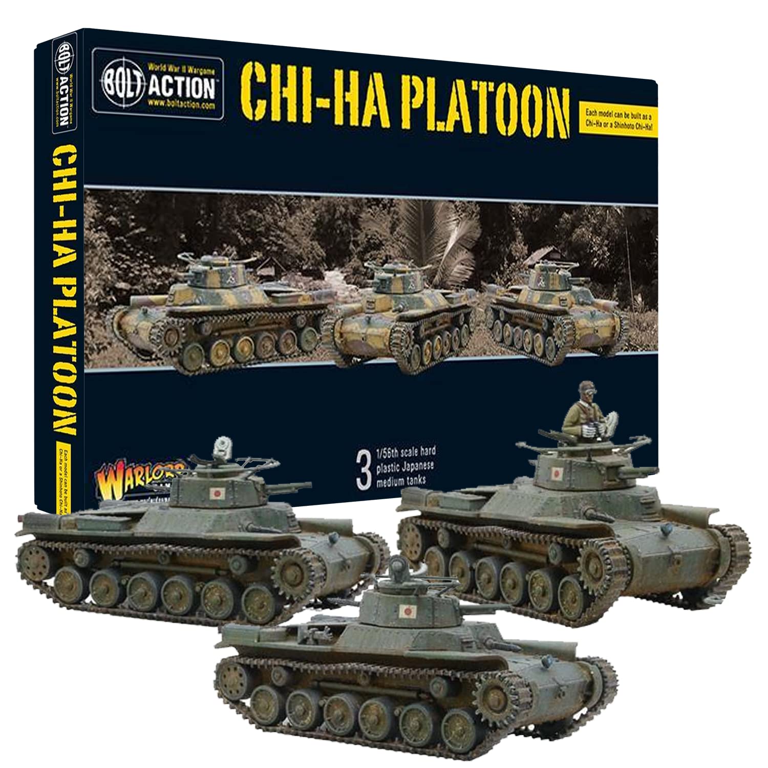 Buy Wargames Delivered - Bolt Action Japanese Chi-Ha Platoon, 28mm ...
