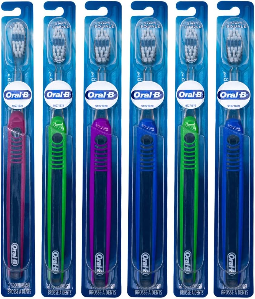Amazon.com: Oral-B Indicator Color Collection Toothbrushes, Soft, 4 Count