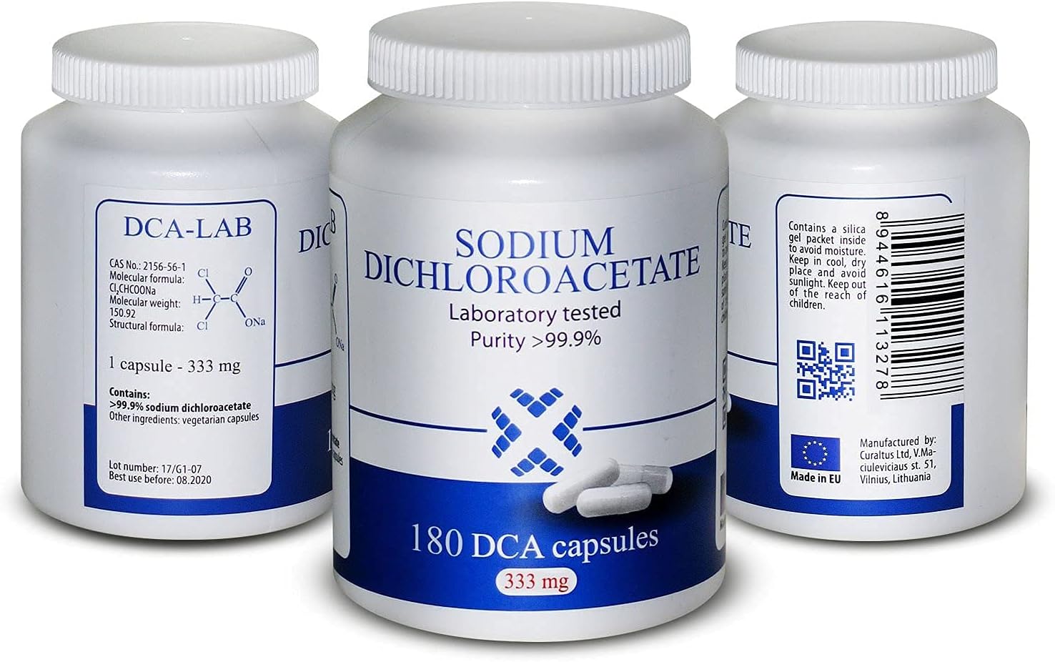 DCA-LAB Sodium Dichloroacetate 333mg - High Purity, Nepal | Ubuy