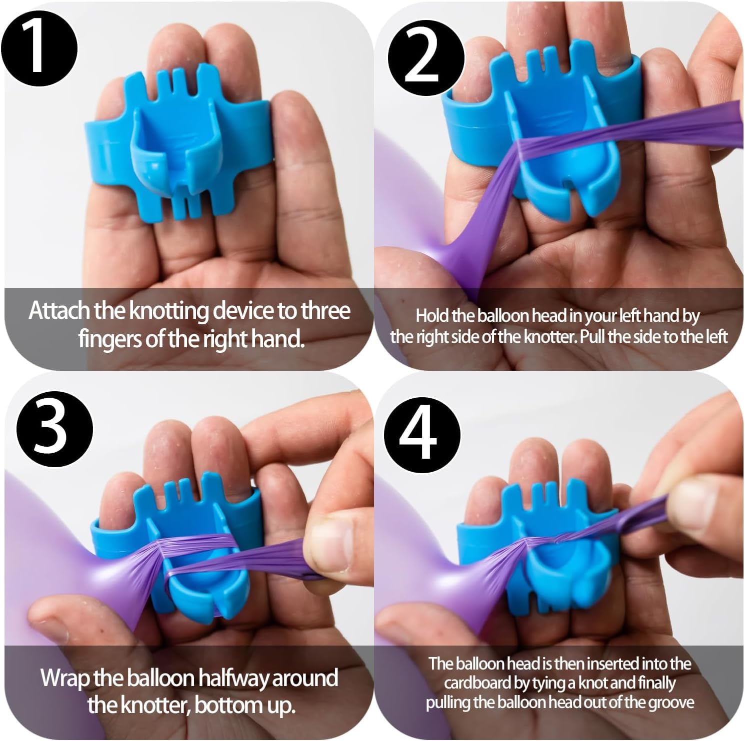 Balloon Pump Hand Balloon Hand Pump Two-Way Dual Action Air Pump ...