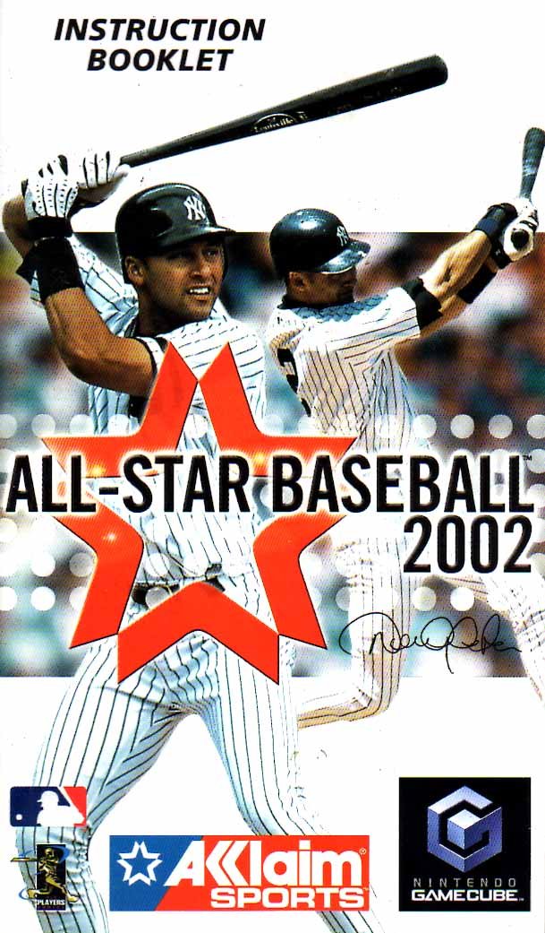 Amazon.com: All-Star Baseball 2002 Gamecube Instruction Booklet ...