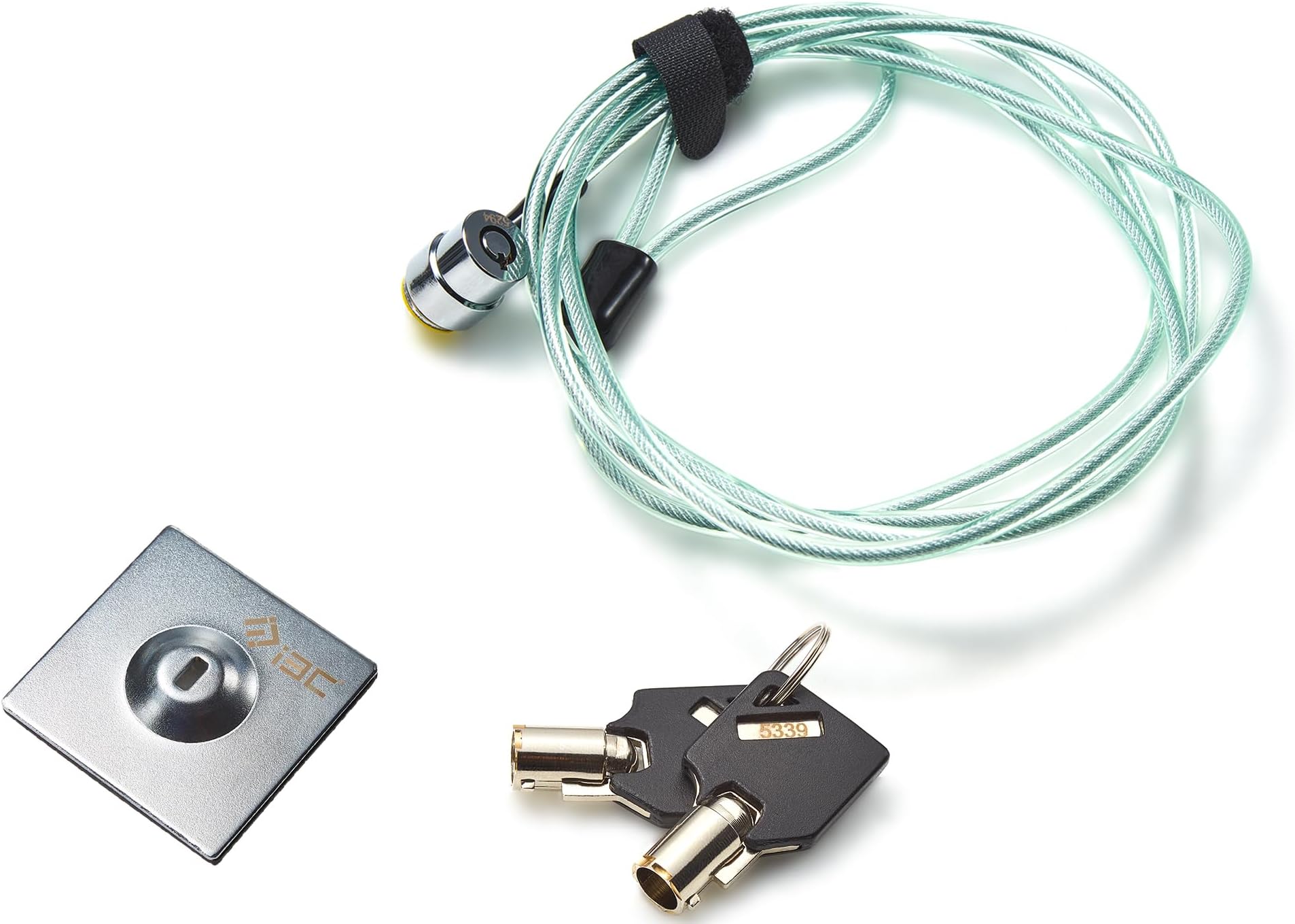 Amazon.com: Sendt 10 Foot Black Notebook/Laptop Keyed Lock Security ...