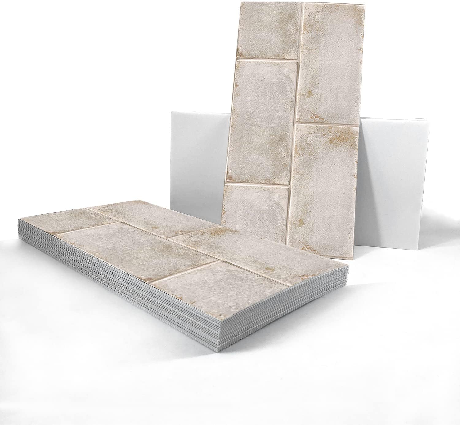 Alwayspon Vinyl Floor Wall Tile Sticker, Non-slip Sticky Back Tile ...