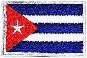 Amazon.com: Flag Country Patch Cuba Flag Embroidered Iron on Patch Size Mini 1.1X1.6 Inch ...