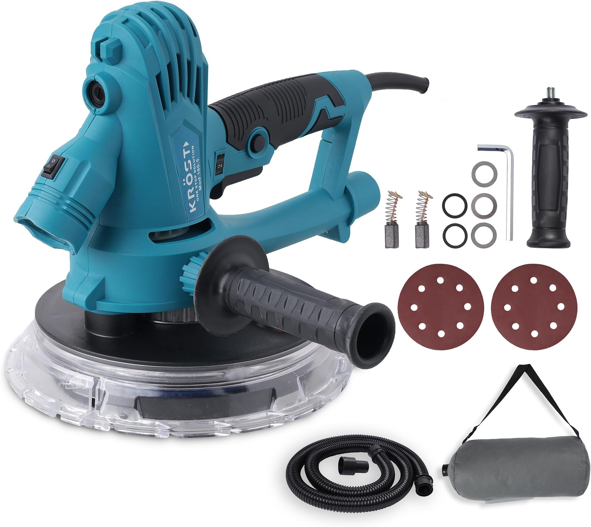 KROST Dry Wall Sander 1400W, Copper Armature, 1000-3600RPM, Variable ...