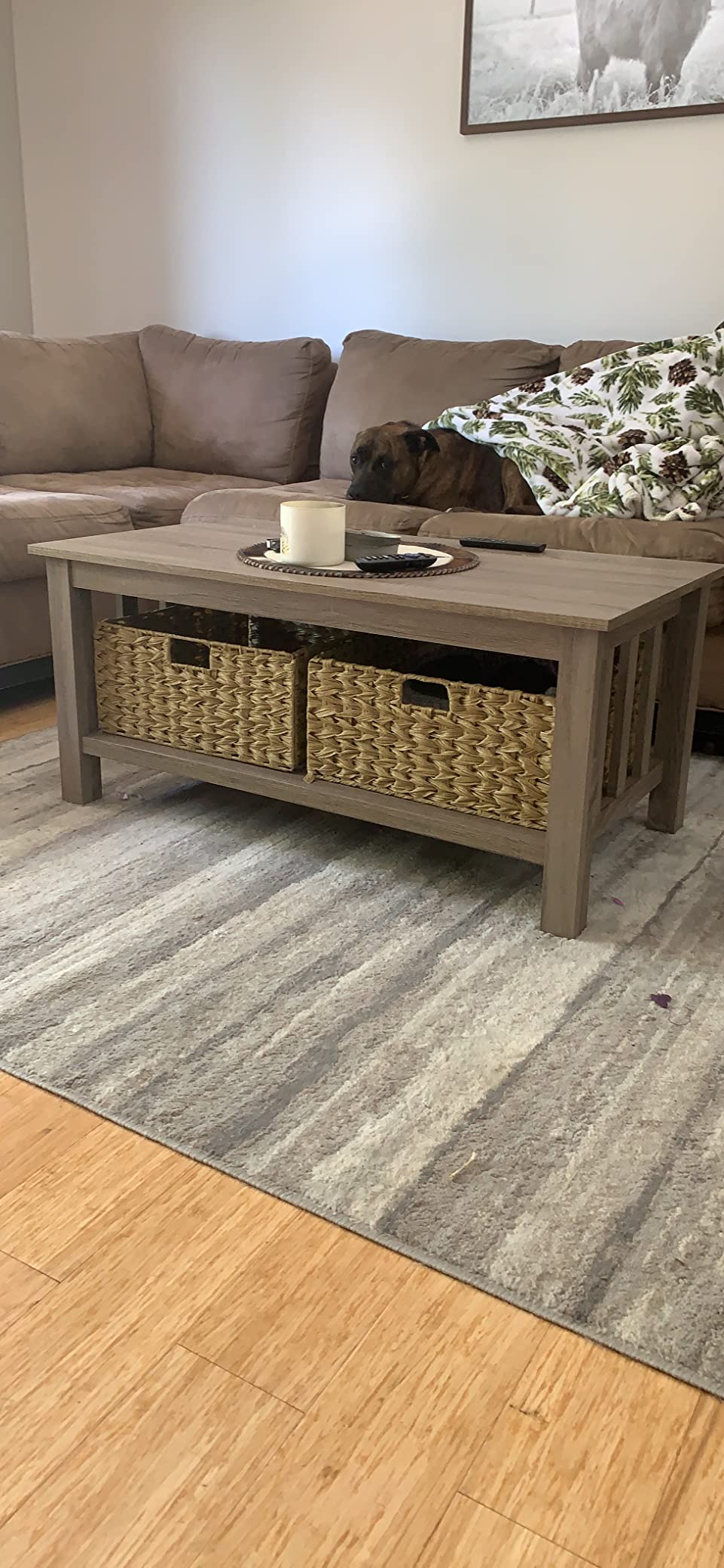 $28/mo - Finance Walker Edison Alayna Mission Style Two Tier Coffee ...