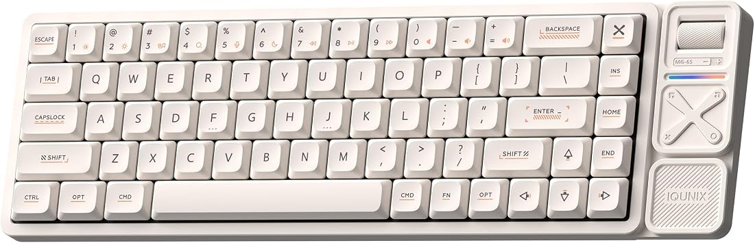Amazon.com: IQUNIX Magi65 Pro Low Profile Mechanical Keyboard Wireless ...
