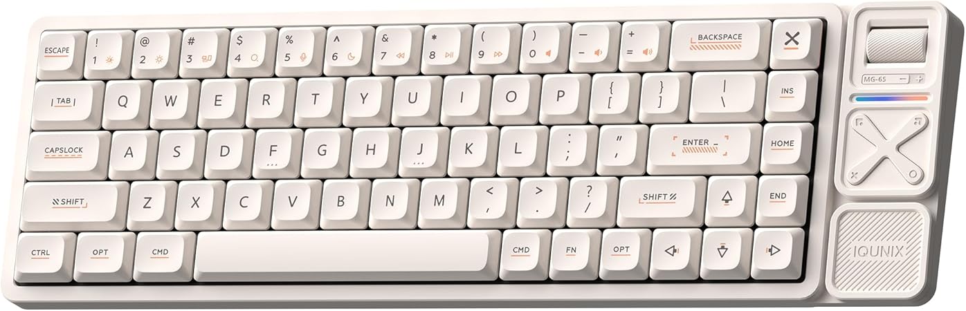 Amazon.com: IQUNIX Magi65 Pro Low Profile Mechanical Keyboard Wireless ...