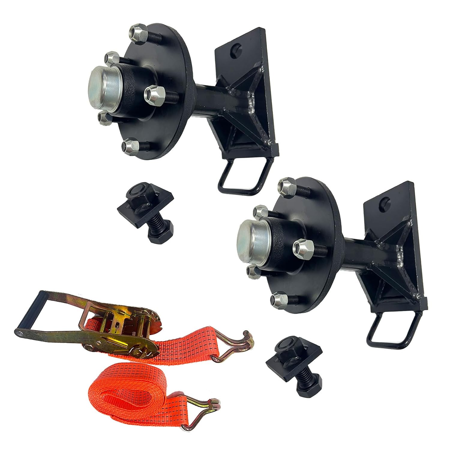 Amazon.com: 2-Packs (5x5.5 Lug) Black Container Wheel Shifting Tool ...