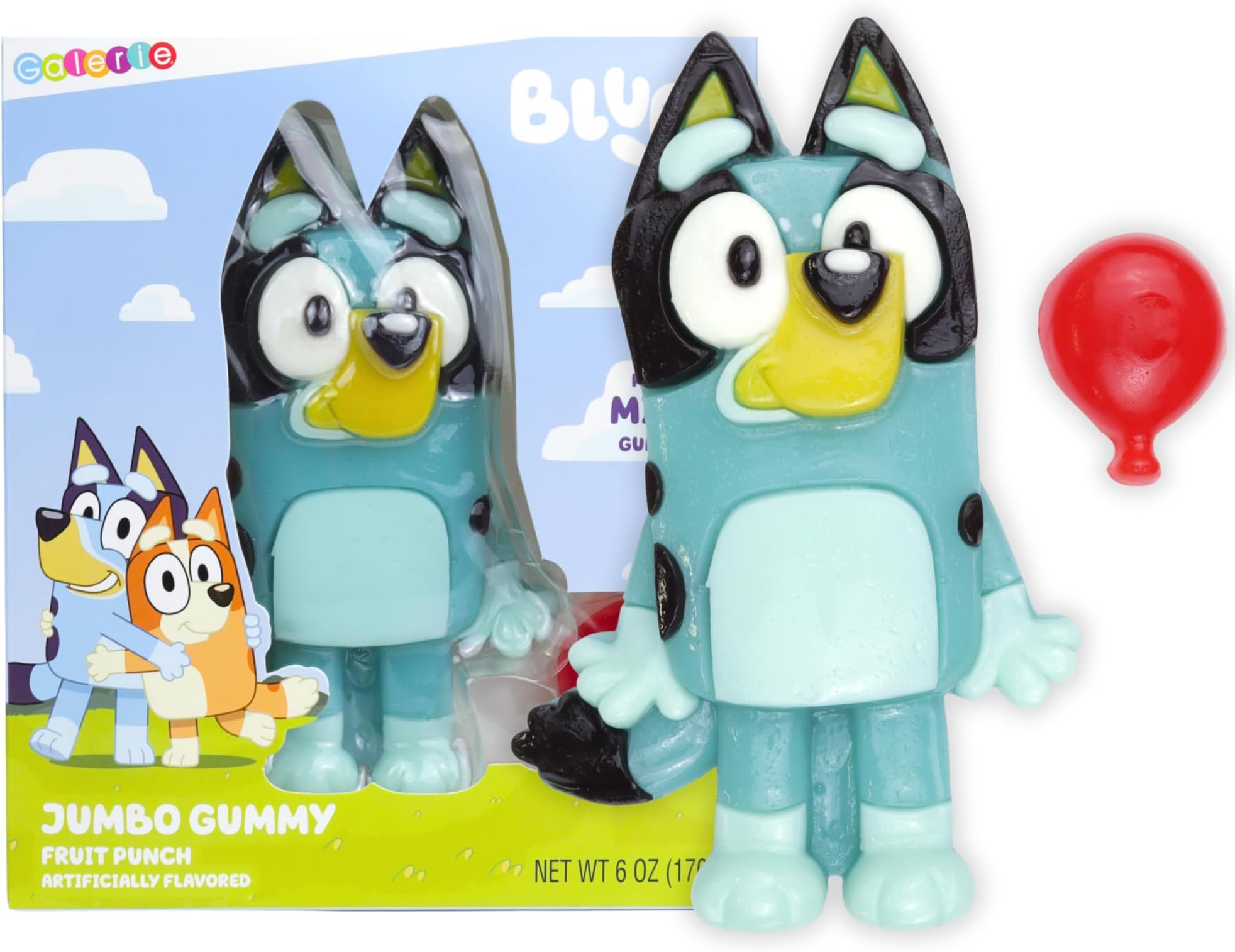 Amazon.com : Bluey Themed Easter Candy, Includes Giant Gummy and Assorted Hard Candies, Basket ...