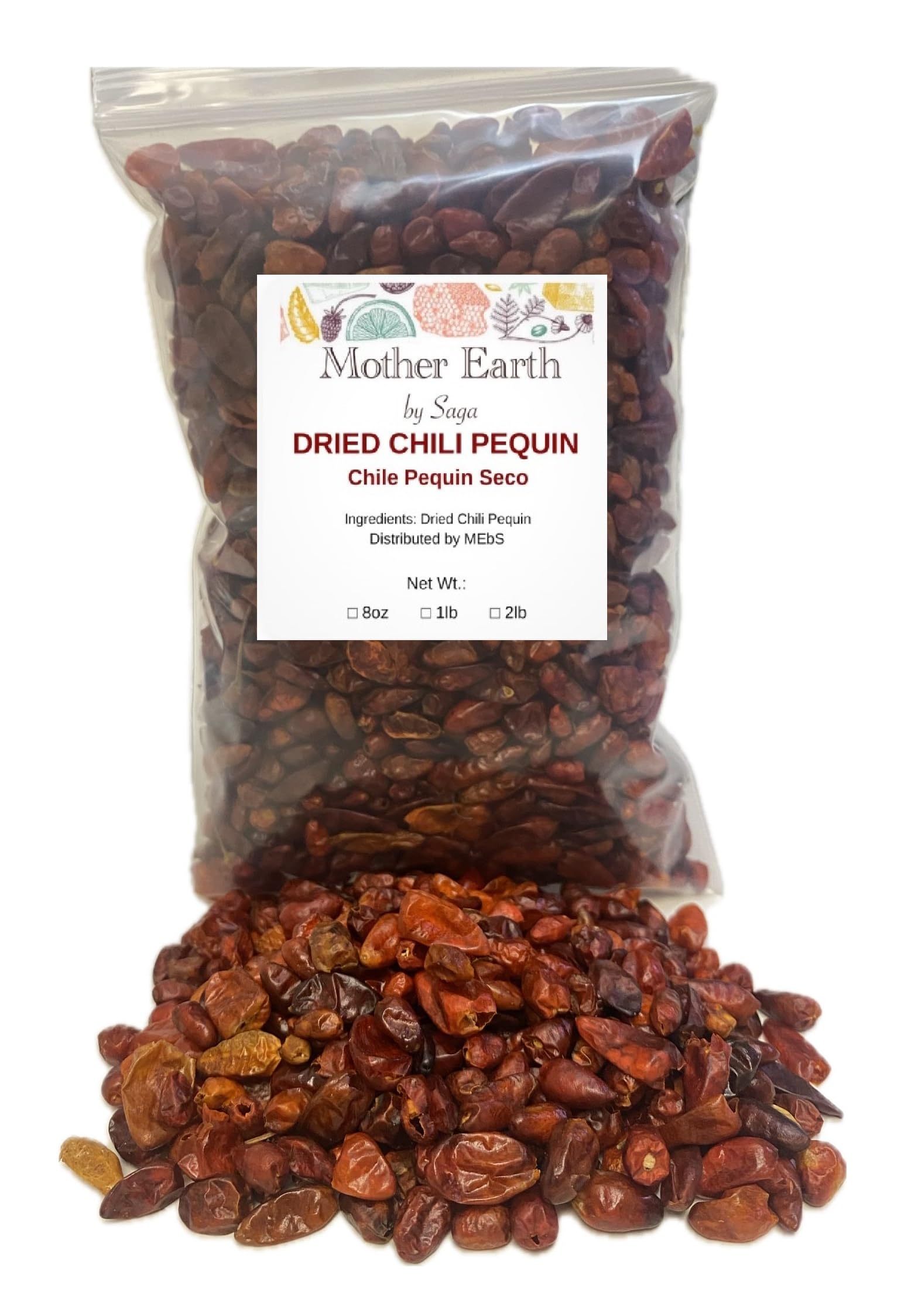 Amazon.com : Generic Dried Whole Chili Pequin Peppers for Mexican food ...