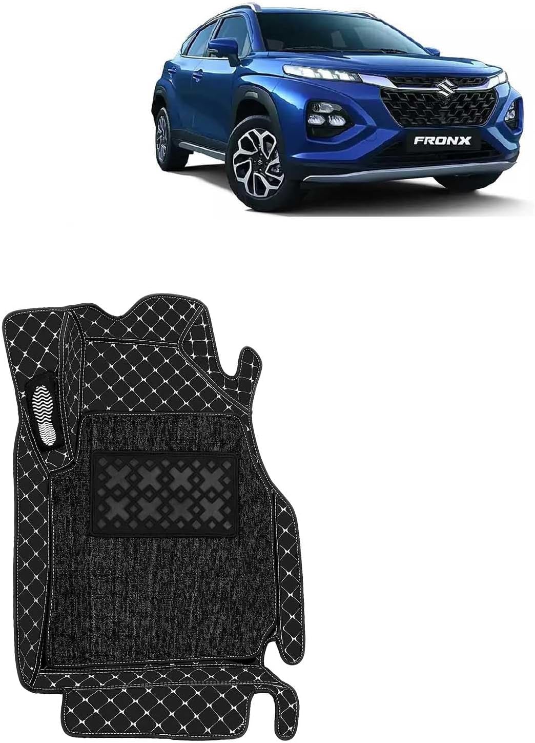 Q Po Fronx (MAX) April23-Till Date TPE Car Floor Mat | All Weather Mats ...