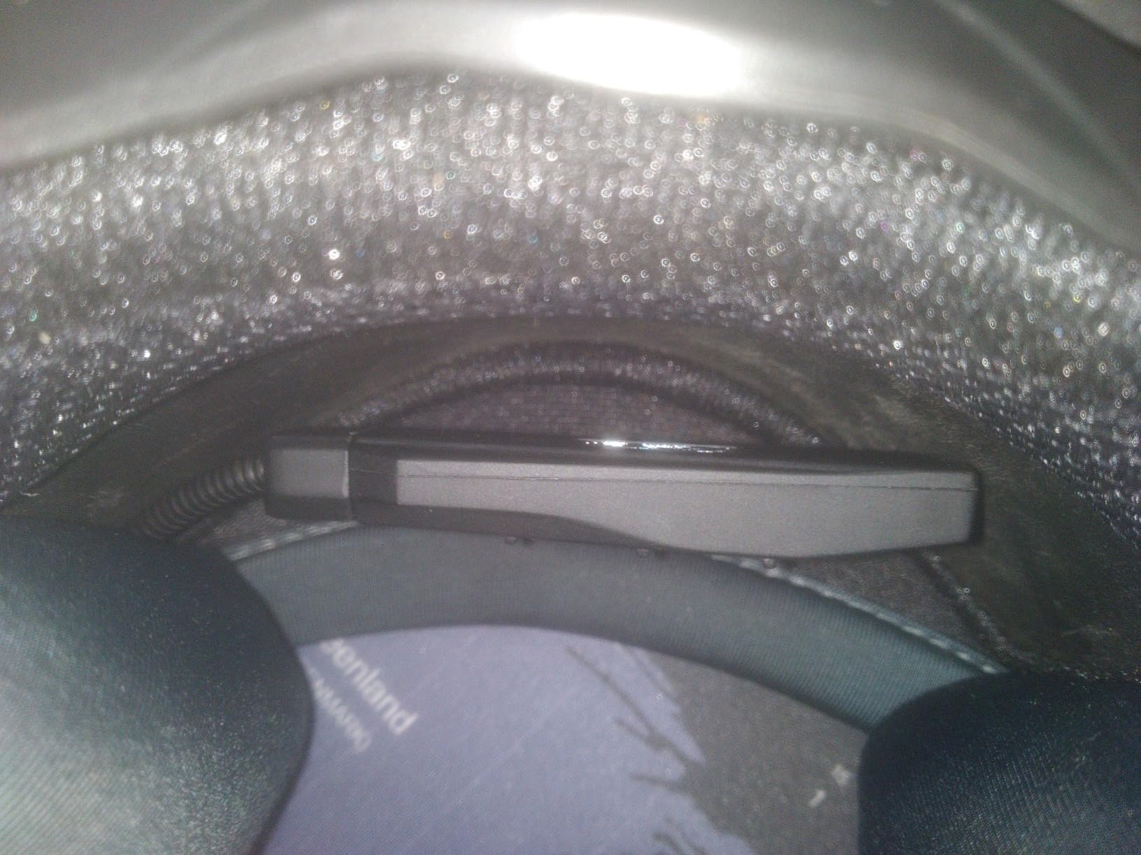 BluArmor Hs1 Helmet Bluetooth On Ear Headset, Hd Music, Calls, Voice ...