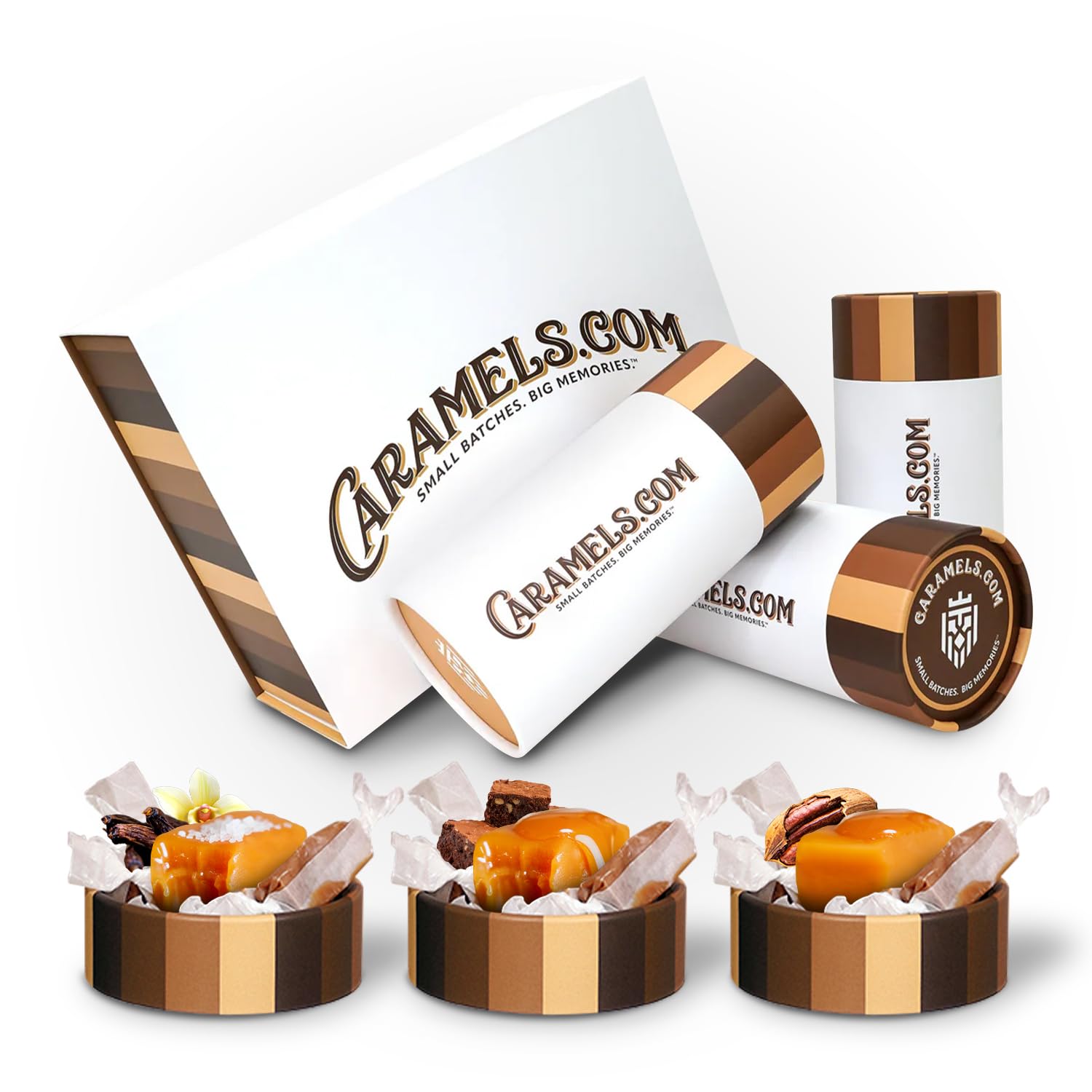Amazon.com : Caramels.com Caramel Cream Candy Gift Set – Butter Pecan ...