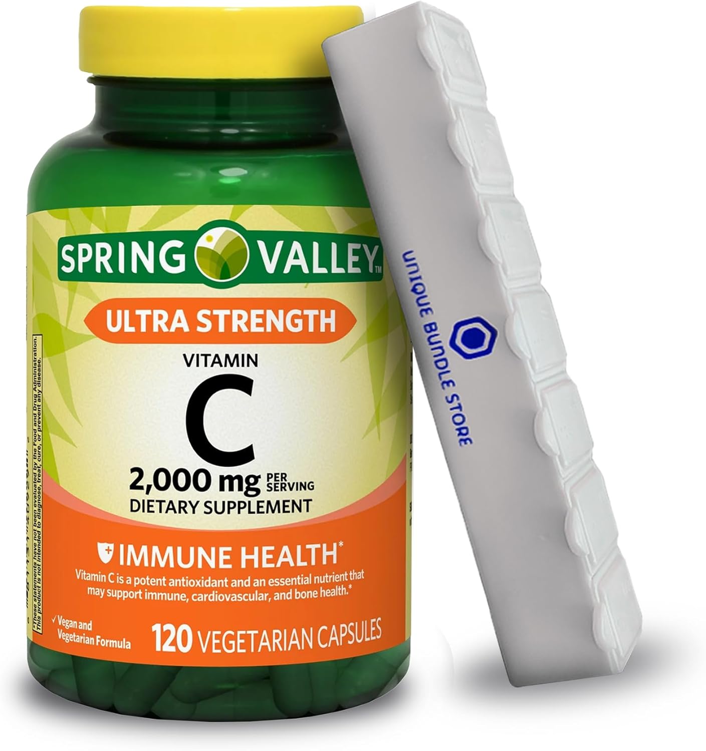 Amazon.com: Spring Valley, Vitamin C 2000mg, 120 Count Capsules, Ultra ...