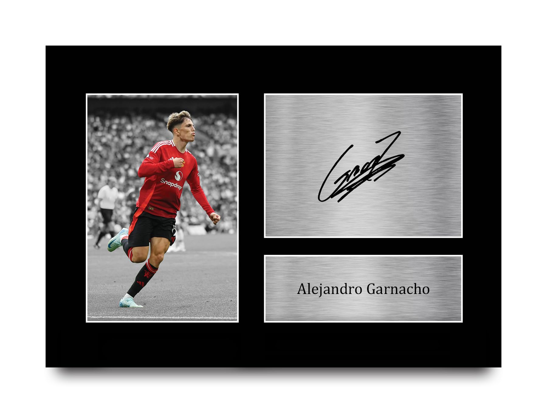 HWC Trading A4 Alejandro Garnacho Gifts Printed Signed Autograph ...