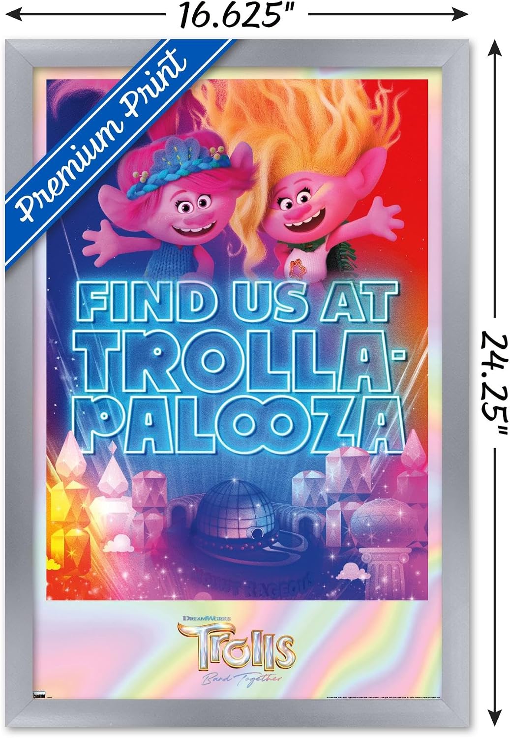 Trends International Trolls Band Together – Póster de pared de Viva and ...