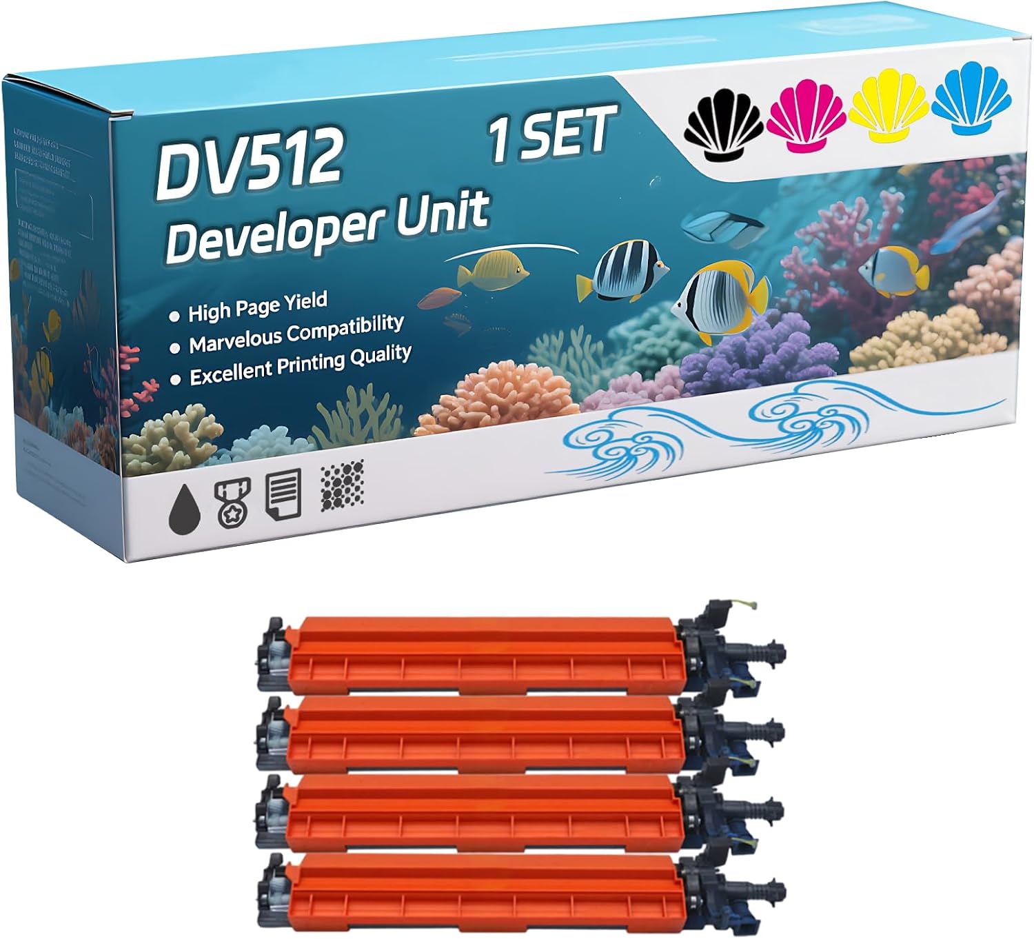 Amazon.com: DV512 Developer Unit Compatible for Konica Minolta bizhub ...