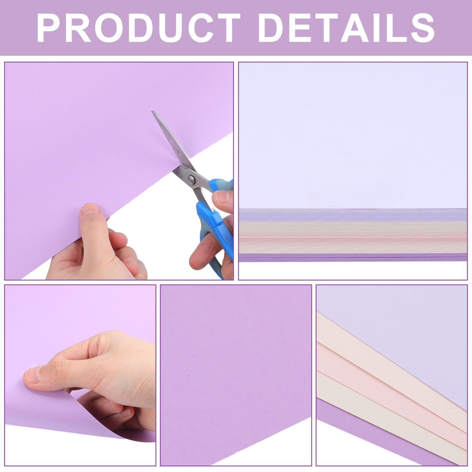 Snapklik.com : ReliThick 100 Sheets Cardstock 8.5 X 11" Assorted ...