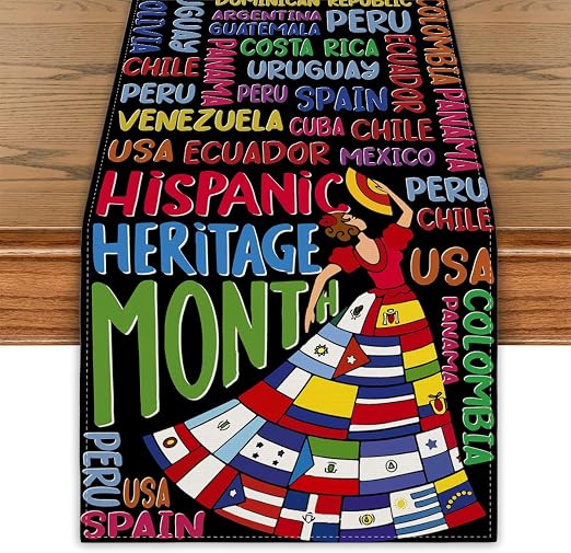 Amazon.com: Hispanic Heritage Month Decorations Latin American Table ...