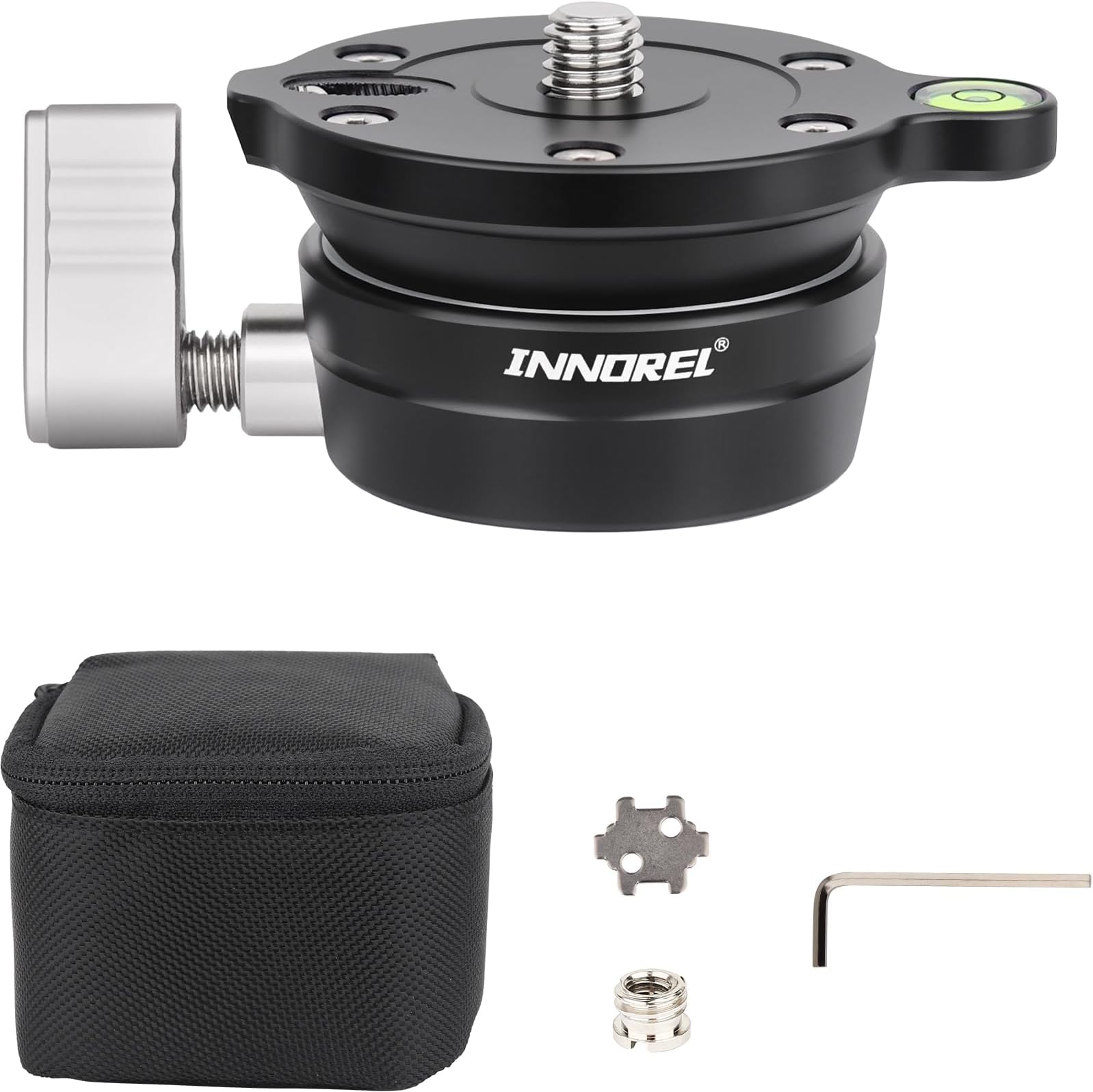 Amazon.com : INNOREL Tripod Leveling Base, LB50 Leveling Base Half Ball ...