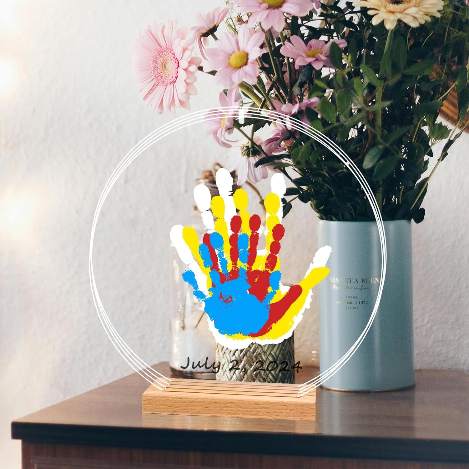 Amazon.com: Family Handprint Kit - Baby Hand and Footprint Kit, Gift ...