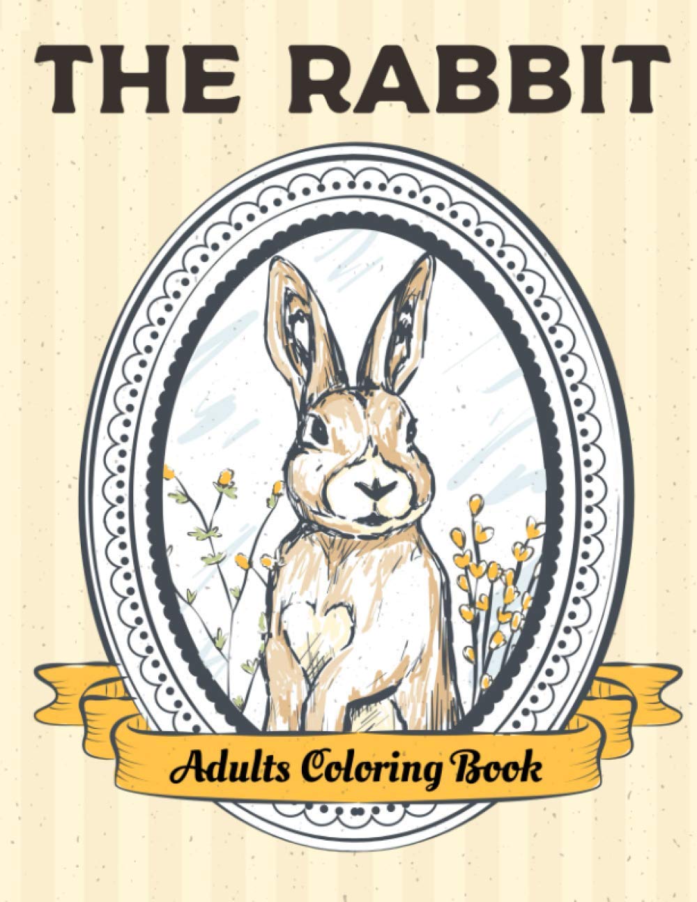 The Rabbit Adults Coloring Book Bunny Designs Book For Adults ...