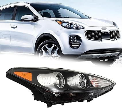 Amazon.com: WFLNHB Headlight Assembly Replacement for Kia Sportage 2017 ...