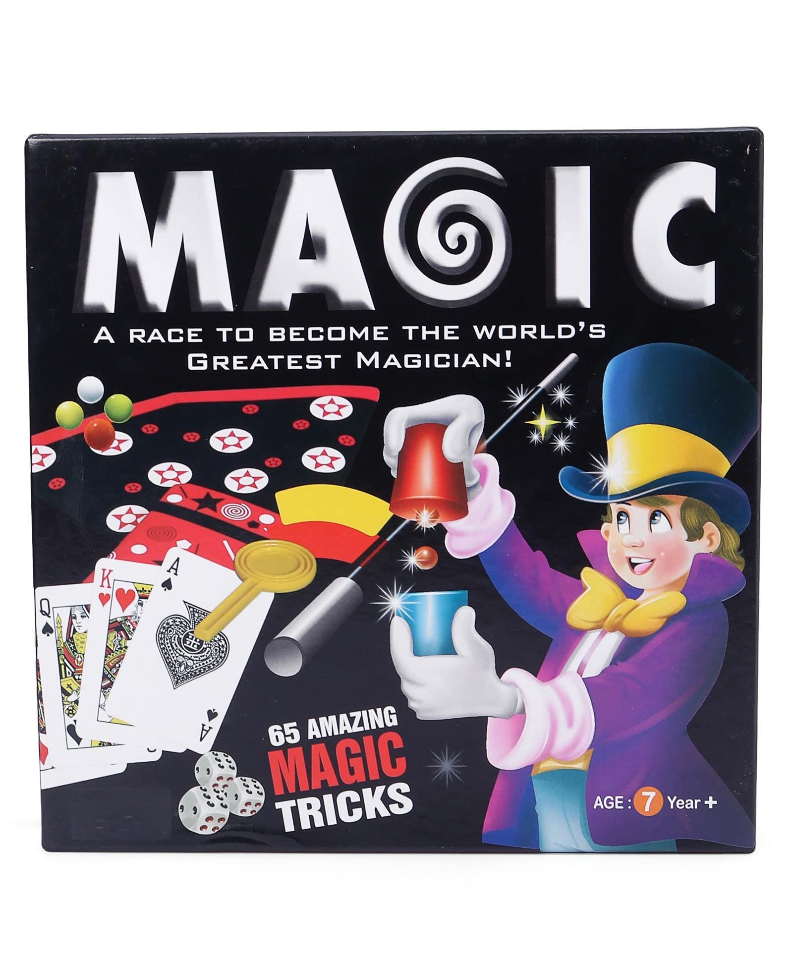 Buy ARNIYAVALA Deluxe Magic Kit Set With Toy Wand & 65 Magic Tricks For ...