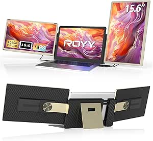 Amazon.com: ROYY Laptop Screen Extender Triple Monitor - 15.6 ...