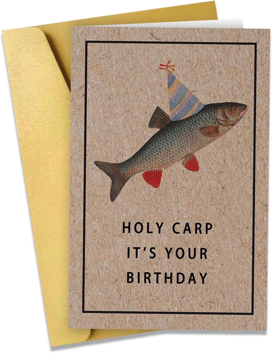 Fisherman Birthday Card, Funny Birthday Card for Angler, Humorous ...