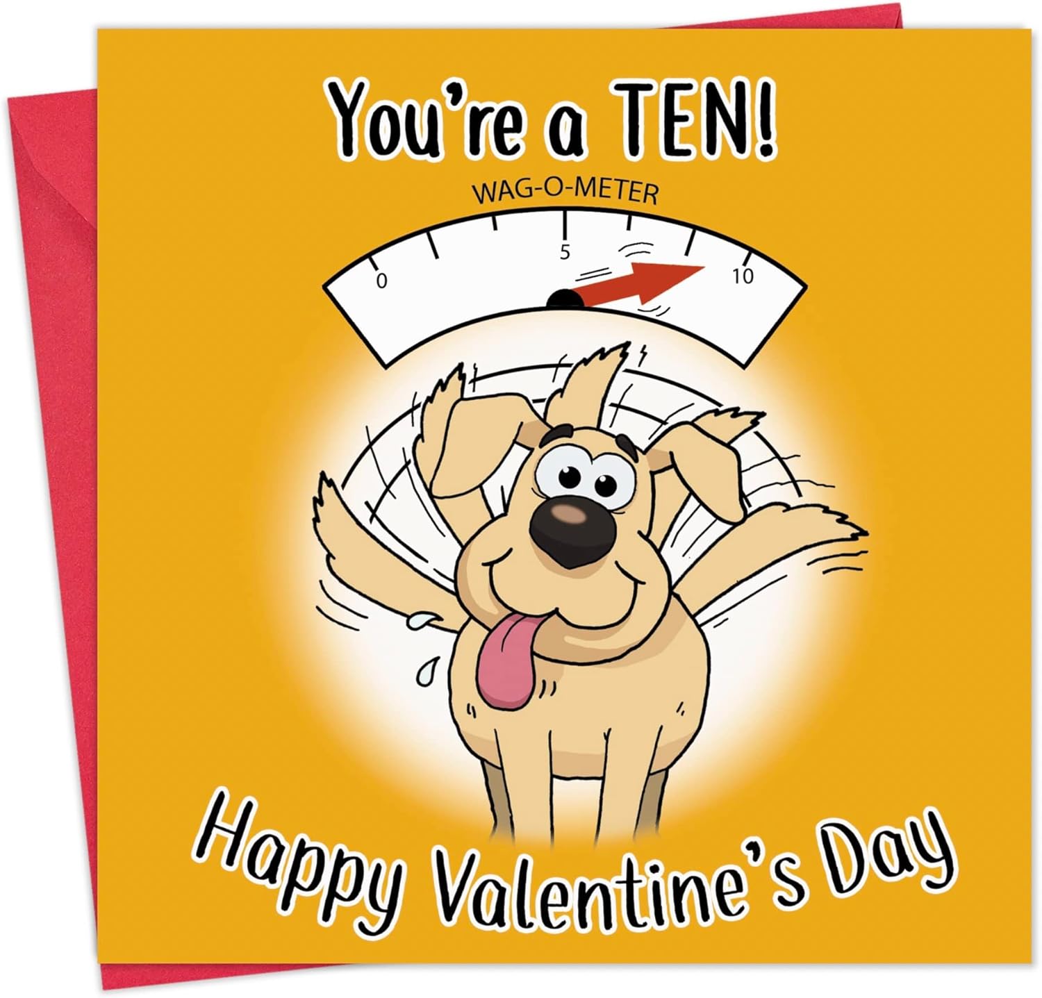 Amazon.com : Twizler Funny Valentines Day Card from The Dog - Funny ...