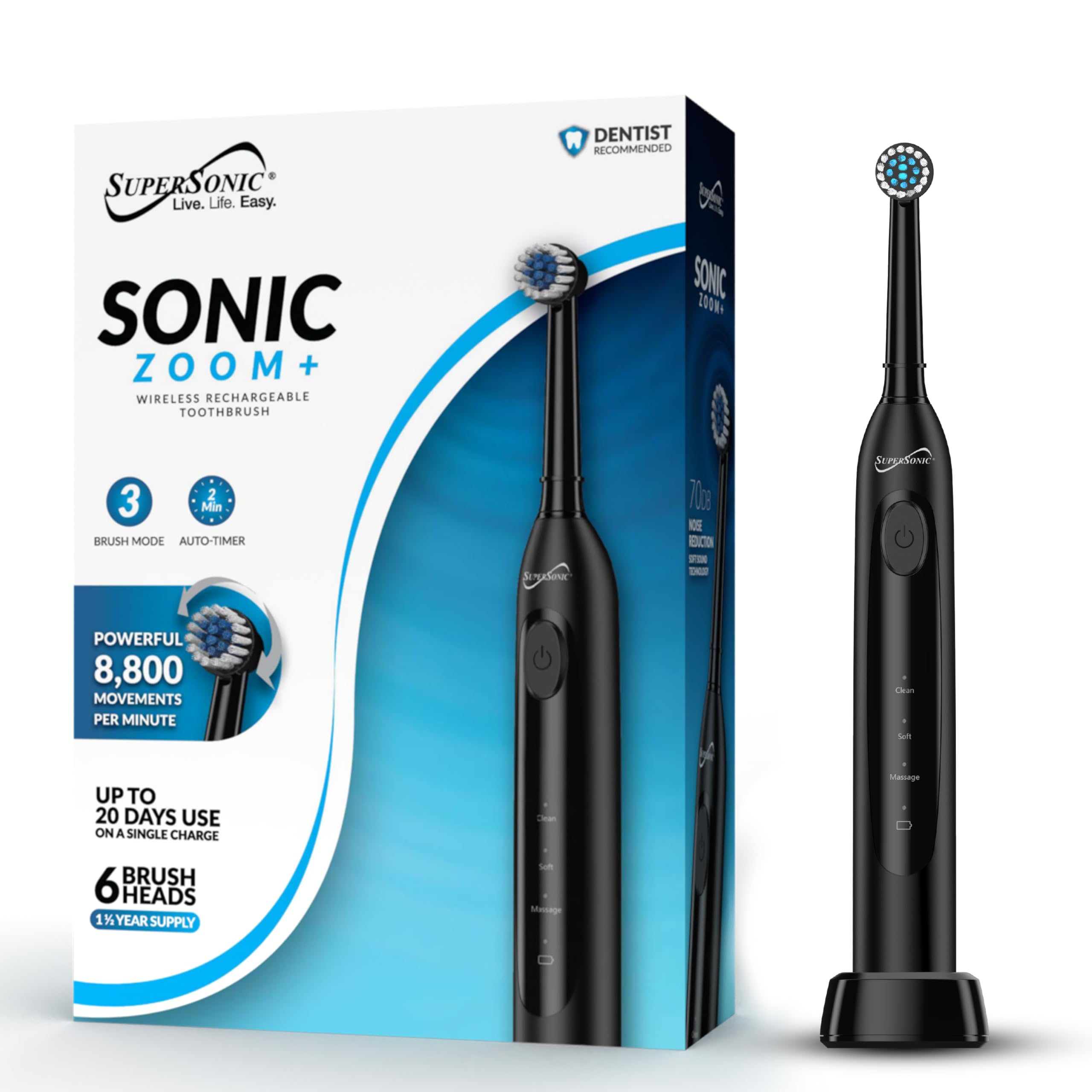 Snapklik.com : Supersonic TB-1000 Sonic Zoom+ Advanced Rotating ...